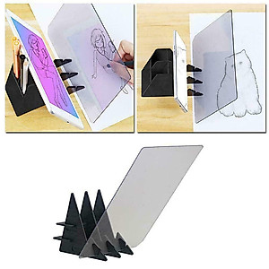 Optical Drawing Board Sketch Wizard Easy Tracing Drawing Sketch Drawing Board Optical Tracing Board Art Easy Drawing Sketching Tool for Students Artists Beginners Drawing Projector Painting Board