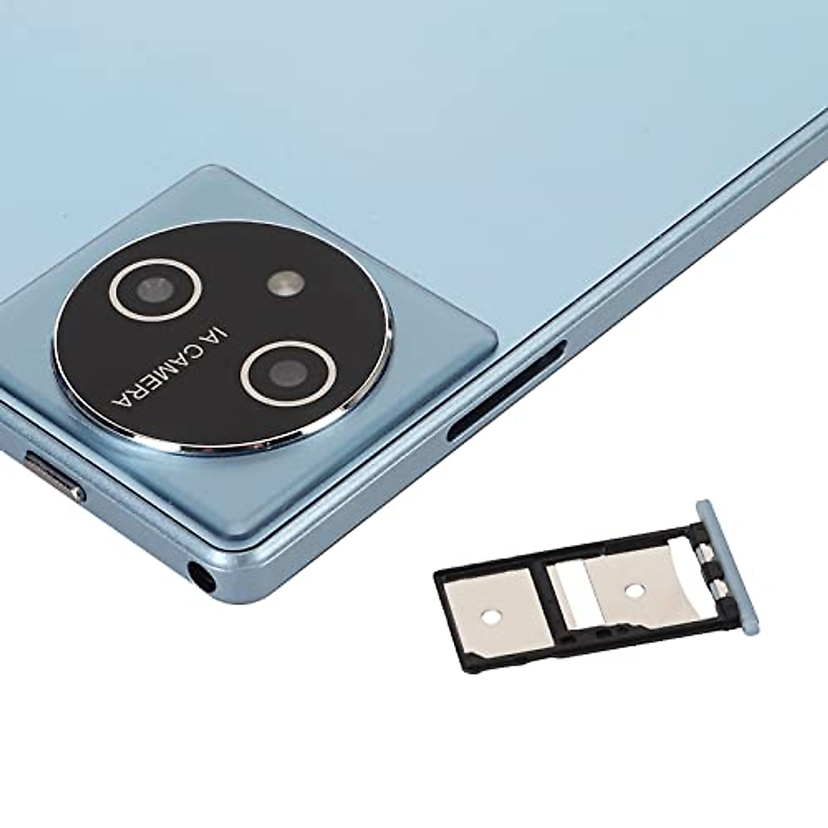 HEEPDD Business Tablet, Dual Camera 10.1 Inch FHD 8GB RAM 256GB ROM Blue Octa Core CPU (US Plug)