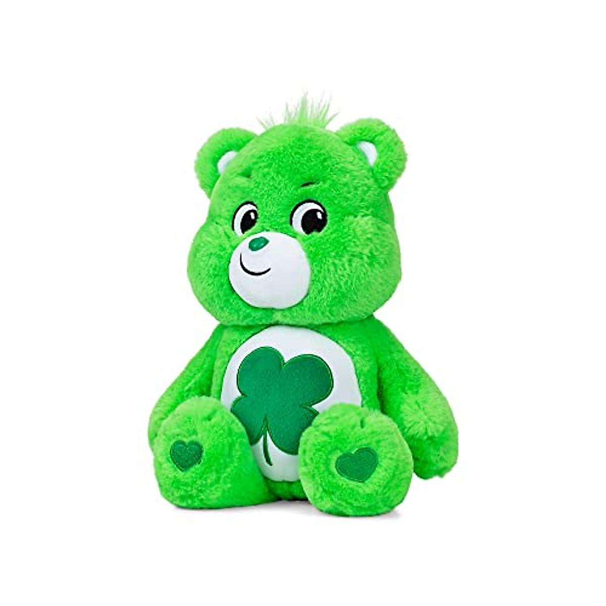 Care Bears Good Luck Bear Stuffed Animal, 14 inches , Green