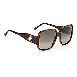JIMMY CHOO Square Sunglasses Tara/S 086HA Havana 59mm