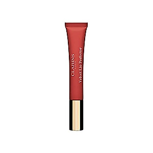 Clarins Velvet Lip Perfector | Velvety-Matte Finish Liquid Lipstick | Shea Butter Leaves Lips Feeling Hydrated| Highly Pigmented | Contains Natural Plant Extracts With Skincare Benefits | 0.3 Oz