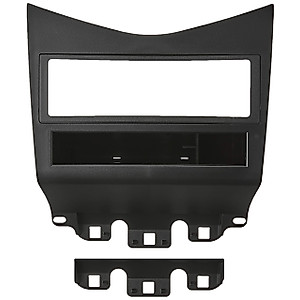 Scosche HA1573B Compatible with 2003-07 Honda Accord DIN w/Pocket Dash Kit Black; Lower Dash Kit Black