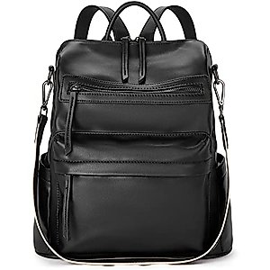 BROMEN Womens Backpack Purse Fashion Leather Backpack Purse for Women Travel Shoulder Bags