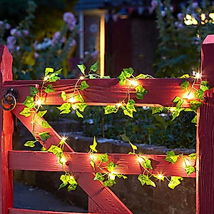 LED String Light Wedding Party Home Garden Bedroom Outdoor Indoor Wall Decorations, New Maple Leaf and Rattan Lights (6.5 Feet)