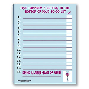 Stonehouse Collection Funny To Do Lists Note Pad Assorted Pack | 4 Funny ToDo List Pads | USA Made