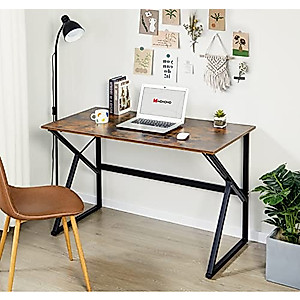 WOHOMO L Shaped Computer Desk with Shelves Large Home Office Desk for Writing Study Modern PC Workstation