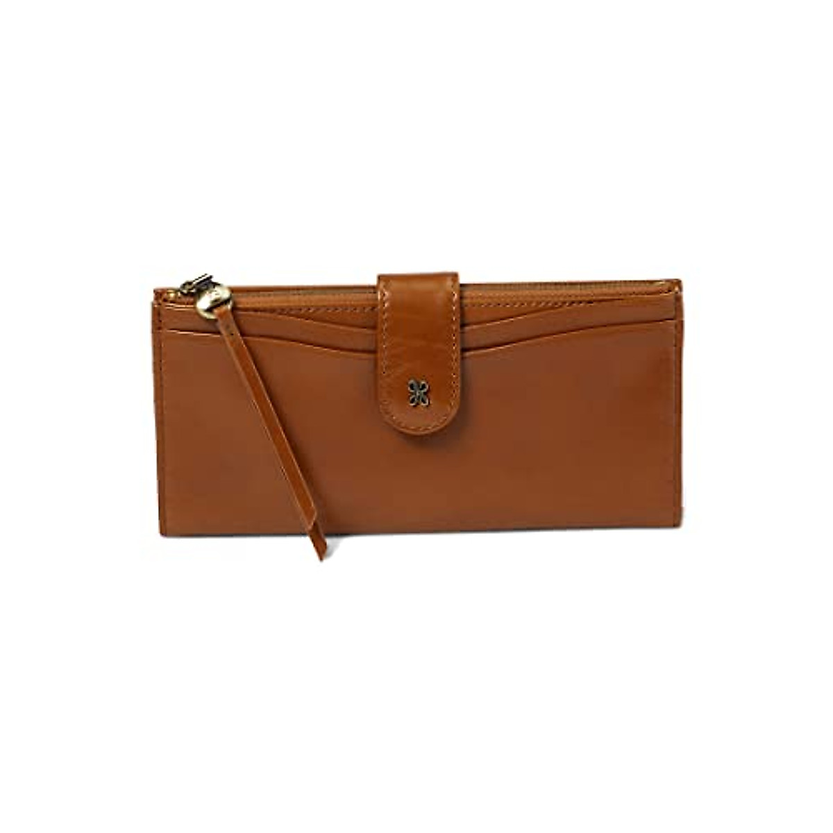 HOBO Max Continental Wallet for Women - Well-Structured Silhouette with Multiple Pockets, Card Slots, and Cotton Lining Truffle One Size One Size