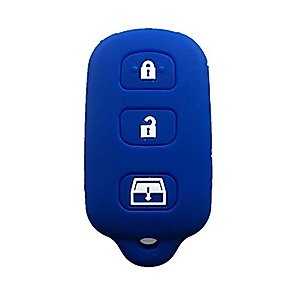 Rpkey Silicone Keyless Entry Remote Control Key Fob Cover Case protector Replacement Fit For 1999-2009 Toyota 4Runner 2001-2008 Toyota Sequoia HYQ12BBX HYQ12BAN HYQ1512Y
