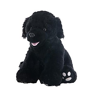PLUSH TOYS WONDERLAND Shadow The Black Labrador 16-Inch Plush Toy – Soft & Cuddly Stuffed Animal Dog, Realistic Lab Puppy Plushie, Cute Black Lab Toy for Snuggling, Gifts for Kids & Dog Lovers