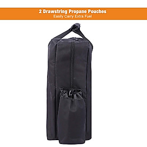 REDCAMP Camp Stove Burner Carry Bag, Stove Carry Case Portable for Camping Stove Gas Grill Accessories, 24"L x 5.1"W x 17.7"H