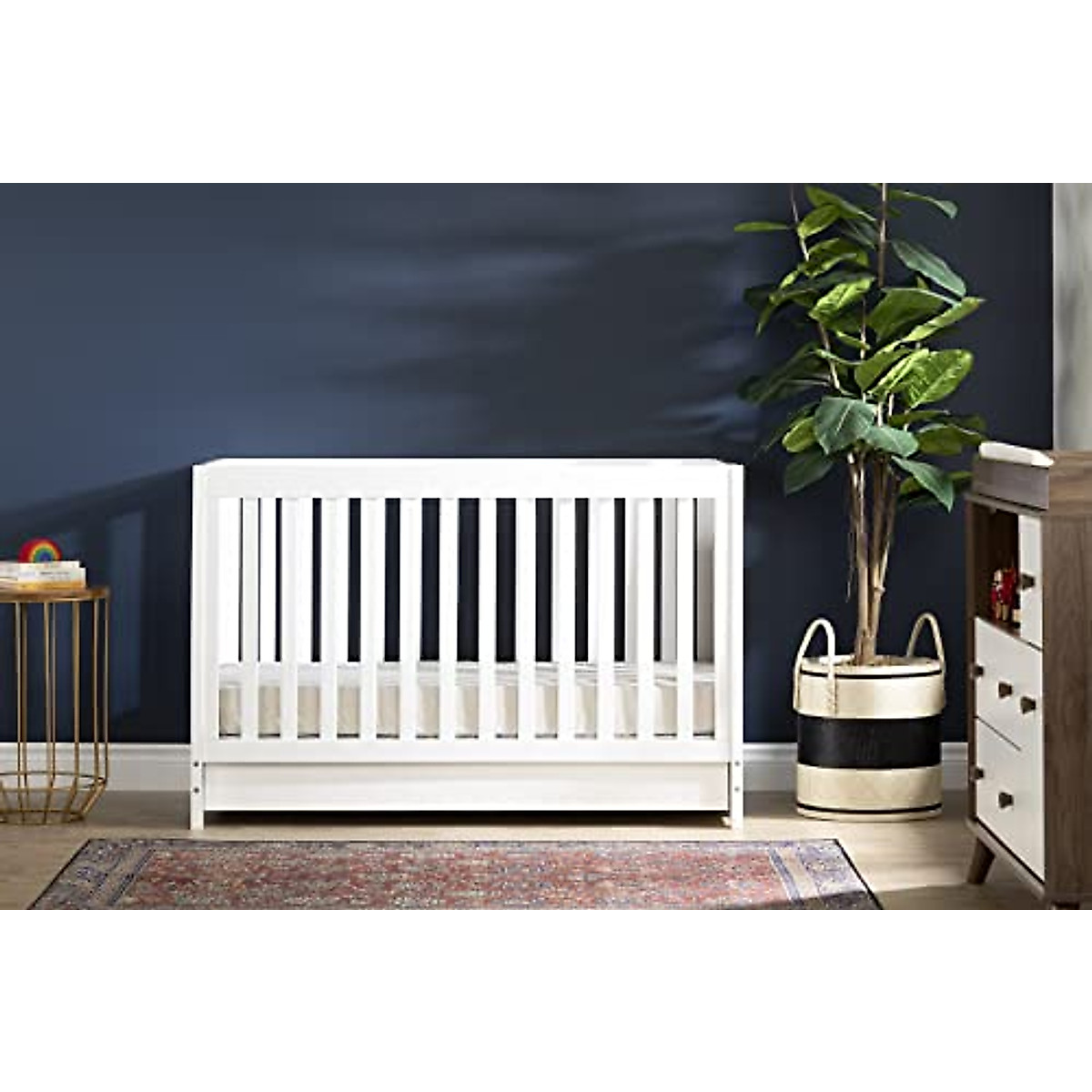 South Shore, Yodi Crib with Drawer, Pure White