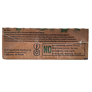 Australian Botanical Goats Milk Soap with Soya Bean Oil, Net Wt. 3.4 lb, 6.8 Ounce Bar Soap, Suitable for all Skin Types Pack of 8, Packaging May Vary