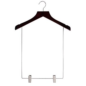 NAHANCO 24217 Concave Display Hanger, Low Gloss Black, 17" (Pack of 12)