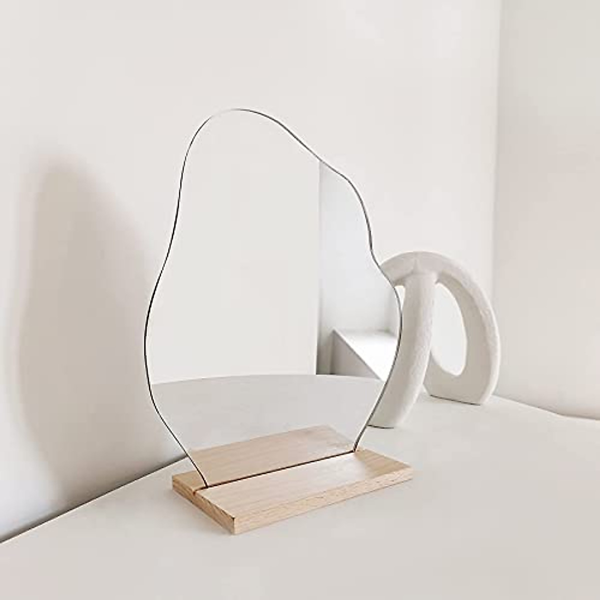 Aesthetic Cloud Mirror for Desk & Room Decor | Stylish & Safe