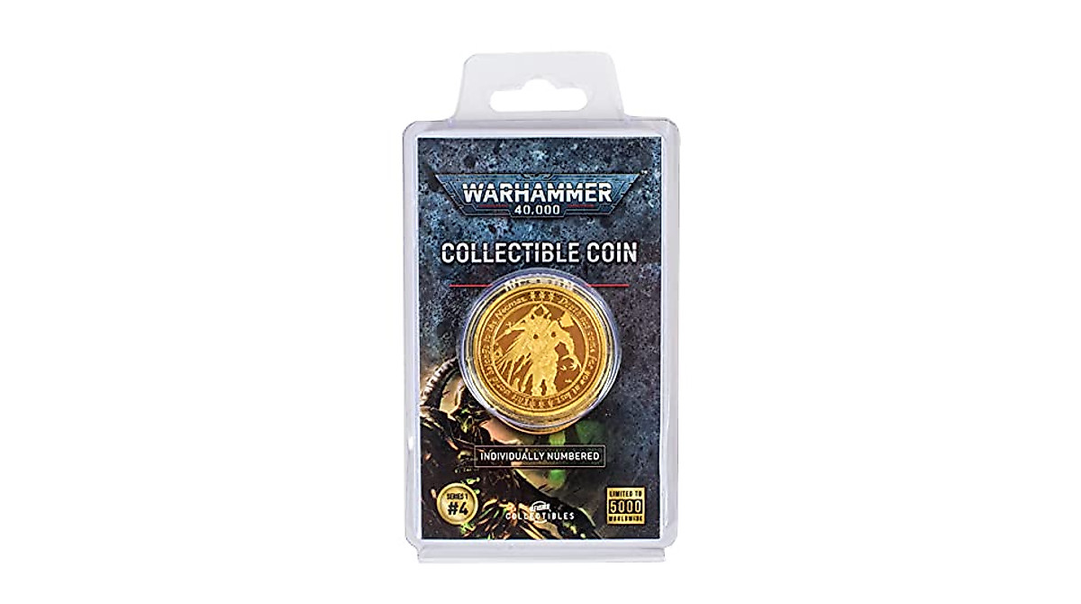 Warhammer 40,000 Necron Limited Edition Gold Coin - Collectors Item