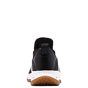 Columbia Mens Tamiami PFG Boat Shoe, Black/White, 10 US