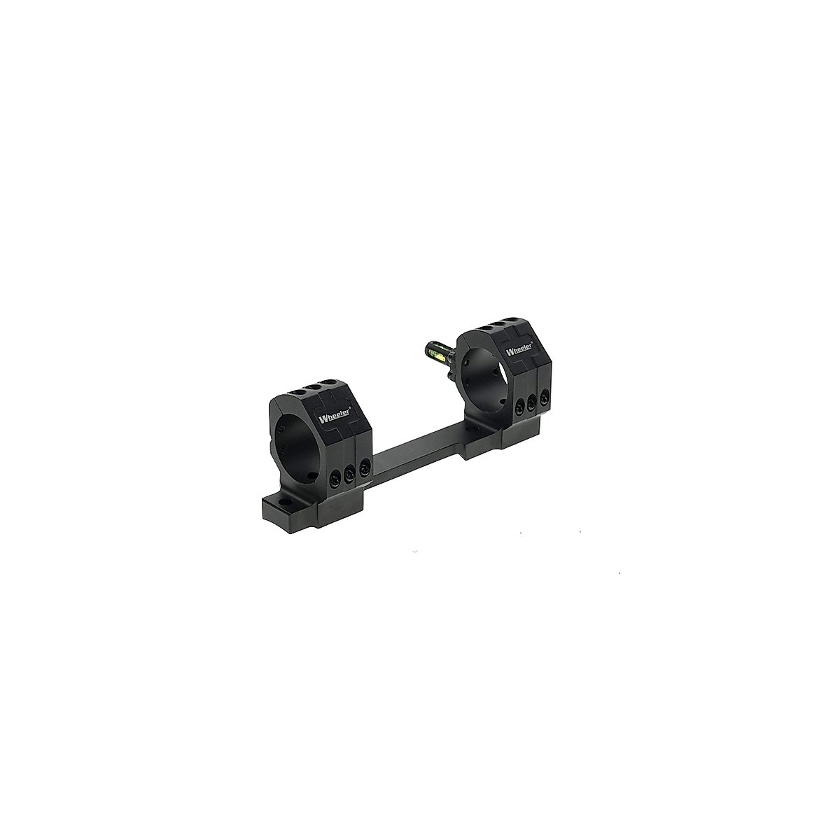 Wheeler 1-Piece Bolt Action Scope Mount - 34mm Medium Scope Mount for Savage 110 Long Action Rifles - 6-Hole Design with Integral Rings and Anti-Cant Indicator for Leveling and Shooting