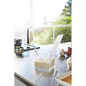 YAMAZAKI Home Spice Container | Plastic | Large | Food Storage, White