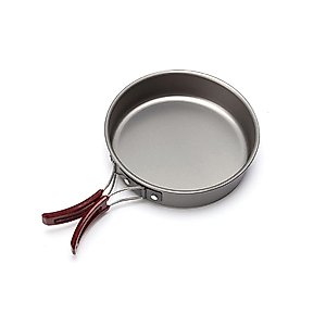AIROKA Aluminum alloy Non-Stick Medium Frying Pan with Folding Handle for Outdoor Camping Picnic Hiking