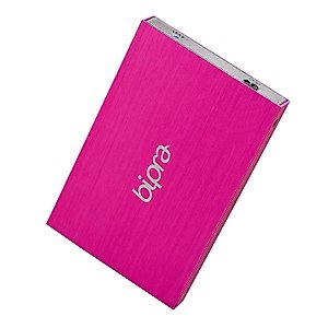 BIPRA 60GB 60 GB USB 3.0 2.5 inch FAT32 Portable External Hard Drive - Pink