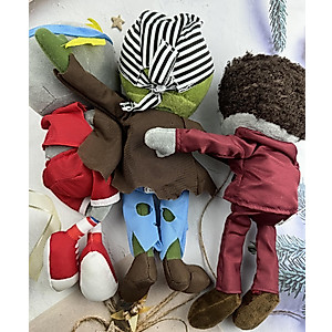 JHESAO 3 PCS Plants and Zombies Plush Toy Zombies Sets Football, Sport Plushies 1 2 Stuffed Soft Pirate Doll, Guitar PVZ Plushies Figure Doll New