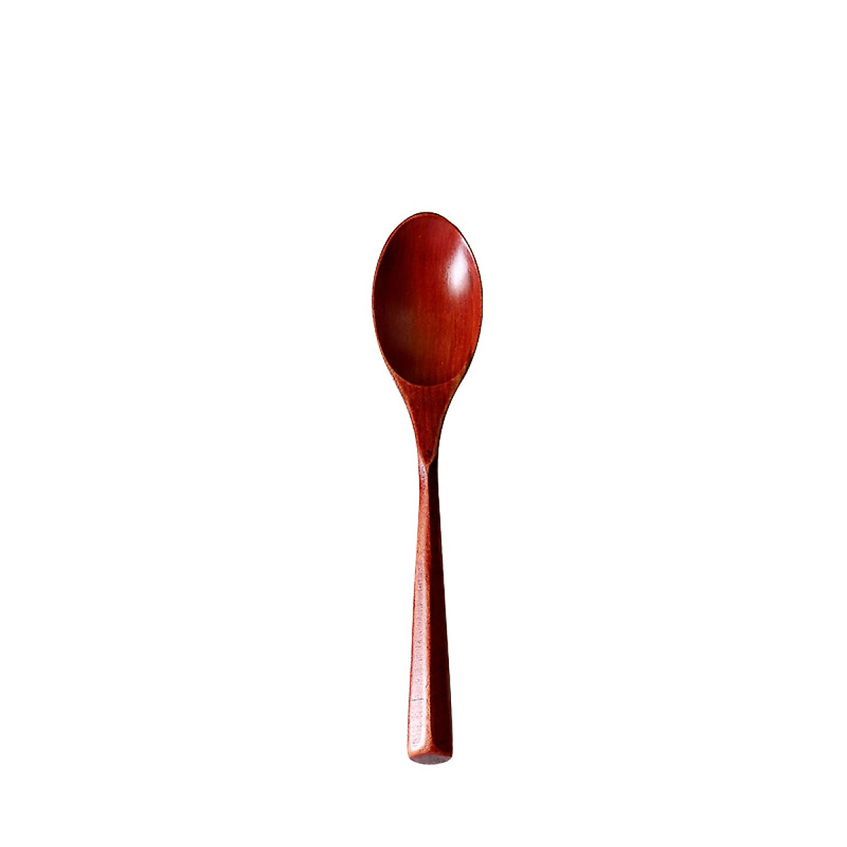 Triangular handle wooden spoon fork set dessert wooden spoon wooden fork portable spoon fork Largelacqueredspoon