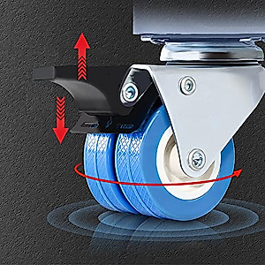 Younaye Fridge Stand,Appliance Dolly,Wheels for Furniture,Moving Cart,with 4×2 Locking Rubber Swivel Wheels and 8 Strong Feet for Washing Machine, Dryer and Refrigerator