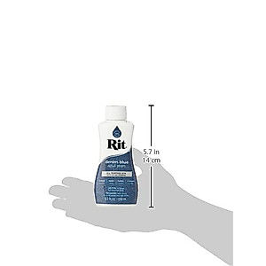 Rit Purpose Liquid Dye, 236ml, Denim Blue