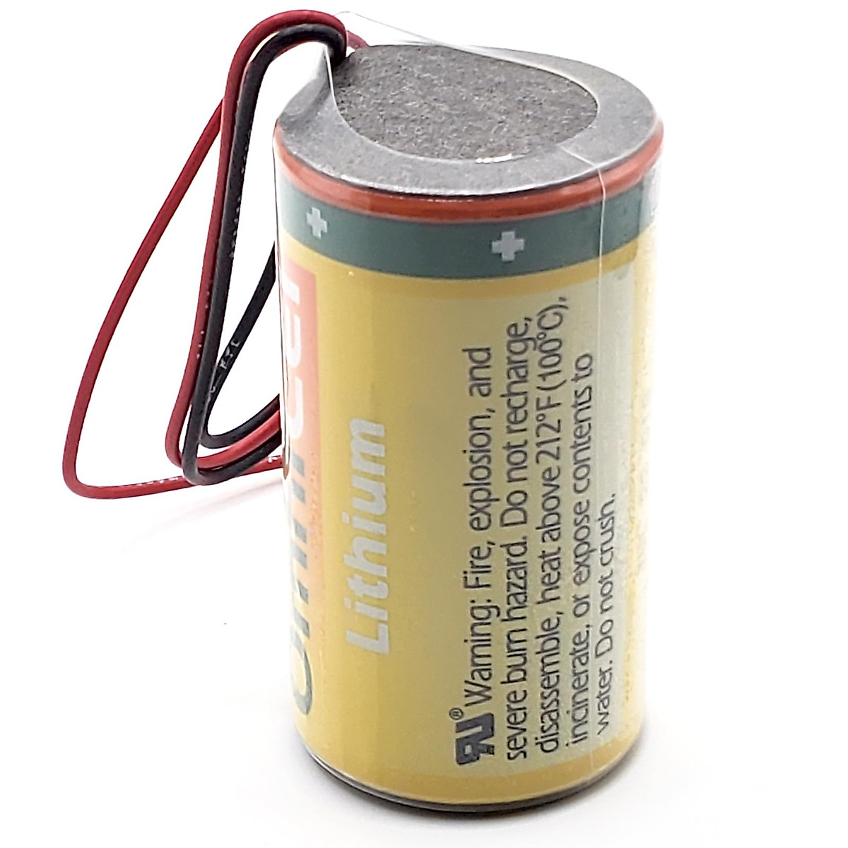 6x OmniCel ER34615HD/W LithiumThionyl Chloride Battery with Wire Leads For Fleet Monitoring, Tracking Devices for Hunting Dogs, Carbon Monoxide Detectors, Intrusion Sensors, Invisible Fencing