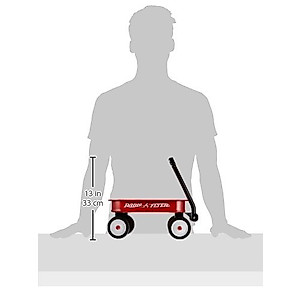 Radio Flyer Kids 12.5 Inch Little Red Toy Wagon, Small Toy Decor Wagon
