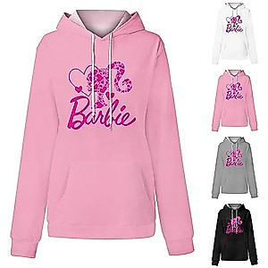 wkind olades Pink Come On Let's Go Party Hoodies Sweatpants Set for Women pumpkin halloween Shirt christmas Fashion Trendy Outfits Oversized Hooded Sweatshirts Pullover Fall Clothes