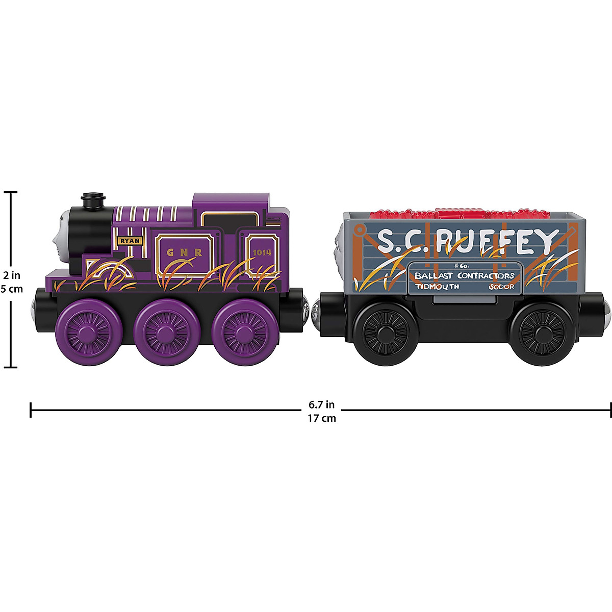 Thomas & Friends Wood Etienne Push-Along Train Engine