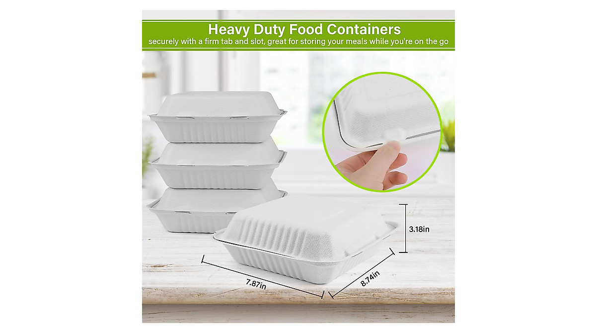 Biodegradable Take Out Containers - Eco-Friendly & Convenient