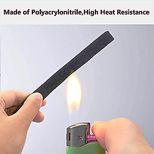 Smoker Gasket Seal, High Temp Grill Gasket Replacement, 14.7FT 7/8"x1/6" BBQ Smoker Gasket, Pre-Shrunk Accessories Self Stick Tape Felt High Seal Material