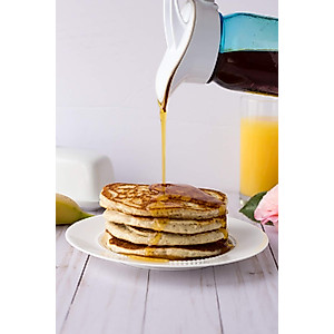 Ergo Spout mason jar pitcher, mason jar pour spout lid, pancake maple syrup dispenser, salad dressing dispenser (REGULAR MOUTH, White)