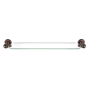 Atlas Homewares EMMSF-VB Venetian Bronze Emma Collection Glass Shelf 24 Inch Center