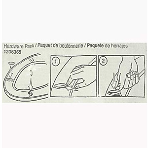 KOHLER GENUINE PART 1236365 BUMPER HARDWARE KIT