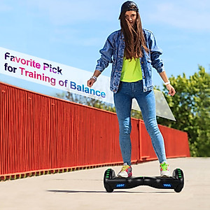 FLYING-ANT Hoverboard with Seat Attachment, 6.5” Self Balancing Scooter with Gokart, Best Gift for Kids and Teenagers