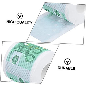 SAFIGLE 2 Rolls Office Guest Loud Every Colorful Household Printing Anniversary Stuffers Pattern Paper Mini Men Restaurant Paper- Stocking Travel Tissues Funny Party Green Favors Face