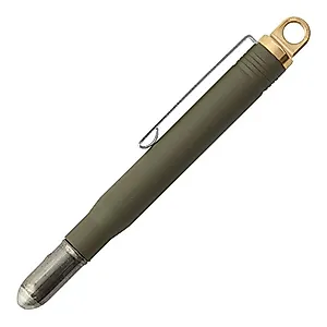 MIDORI BRASS BALLPOINT PEN OLIVE EDITION