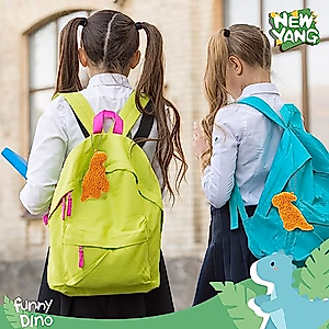 12 Pcs Dino Nugget Plush Keychain Party Favors - Mini Plush Pillow Charm Keyring for Party Supplies, Soft Stuffed Dinosaur Toy for Girls and boys, Birthday Gift, Carnival Prizes, Goodie Bag Fillers