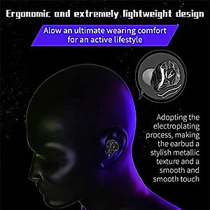 Sabbat E12 3D Clear Sound True Wireless Earbuds Blutooth 5.2 TWS Stereo Earphones A week's Endurance with Built-in Mic and Charging Case for iPhone, Samsung, iPad, Android(Gunmetal)