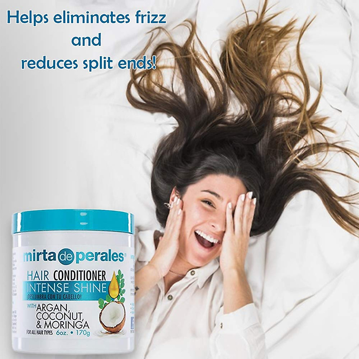 Mirta De Perales Hair Conditioner with Argan, Coconut & Moringa 6 oz.