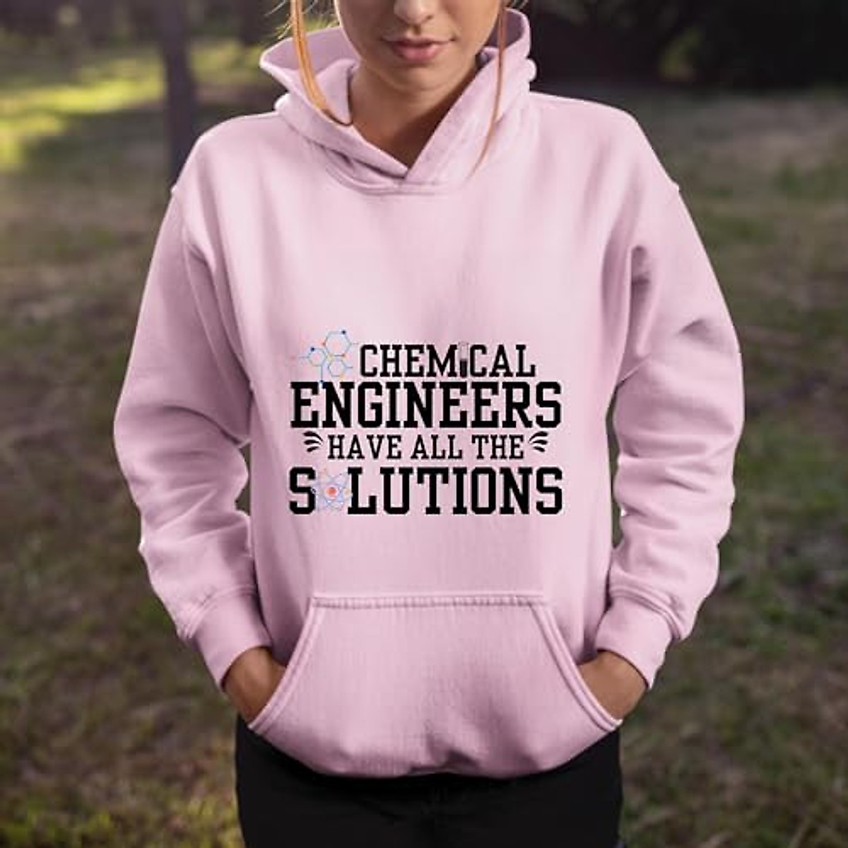 Wonderful Gifts for Chemical Engineers Graduates and Students Gray and Muticolor Unisex Hoodie