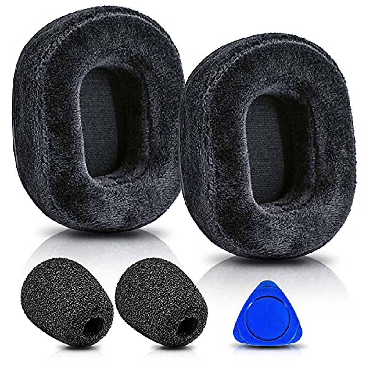 TRANSTEK Ear Pads Compatible with V2 / V2 Pro Gaming Headset I Memory Foam Replacement Ear Cushions (Velour)