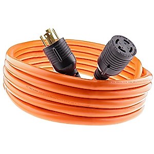 Nema L14-30 Generator Power Cord 4 Wire 10 Gauge 125/250v 30 Amp 7500 watts (20 Feet)