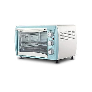 MODADA Electric oven home 19 liters mini oven adjustable temperature 0-250 ℃ and 60 minutes timer three baking position home baking electric oven baking cake bread pie multifunctional function unified