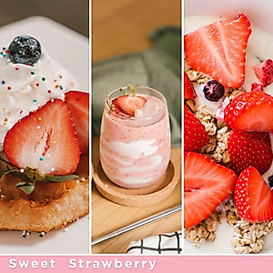 12oz Strawberry Boba Tea Scented Candle, Bubble Tea Pink Candle, Cute Boba Pearls Milk Tea Candle, Funny Food Candles Gift for Boba Lover