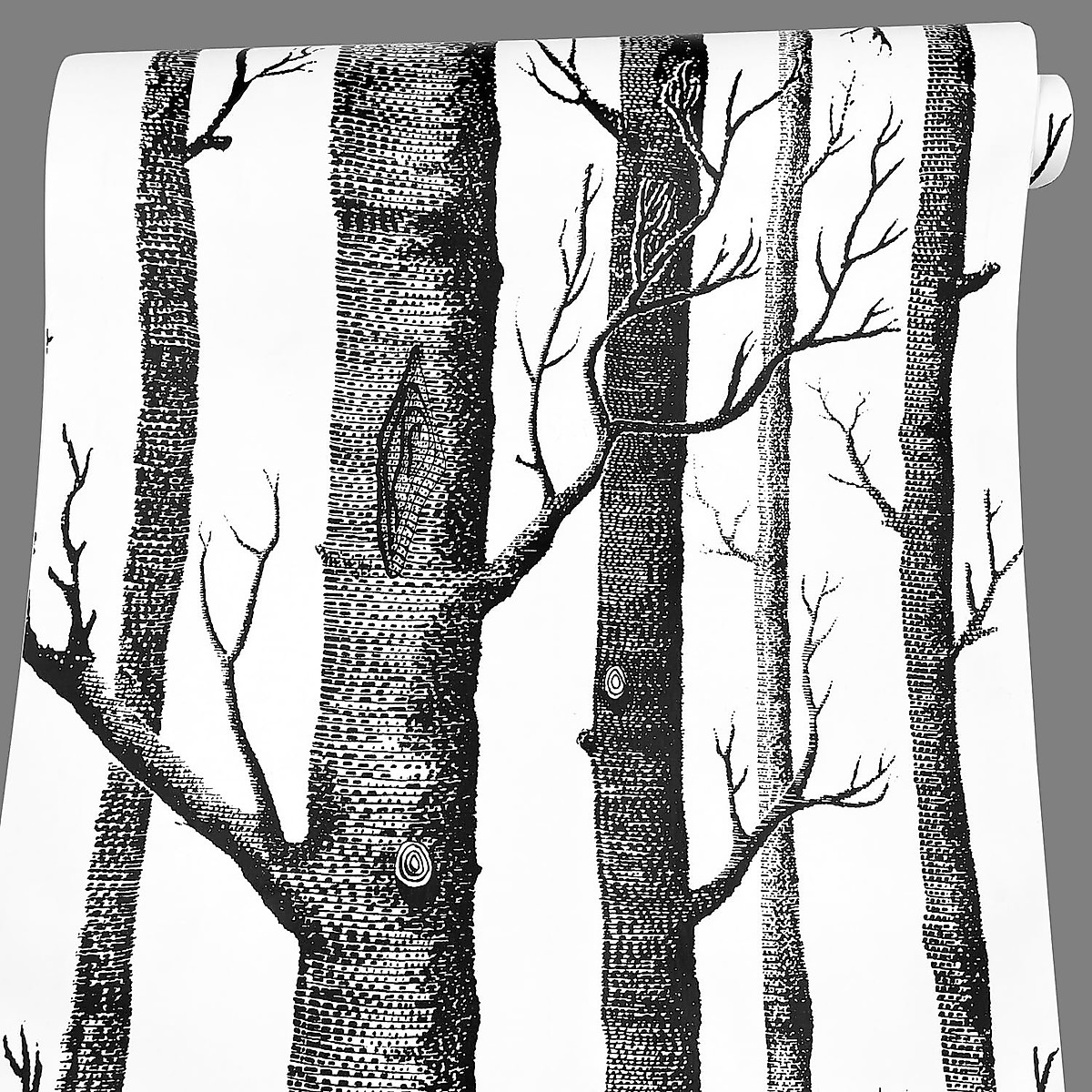 Yifely Black Tree Furniture Paper Peel & Stick PVC Shelf Drawer Liner Covering Old Dining Table Jewerly Boxes Xmas Gift 17.7 Inch by 9.8 Feet