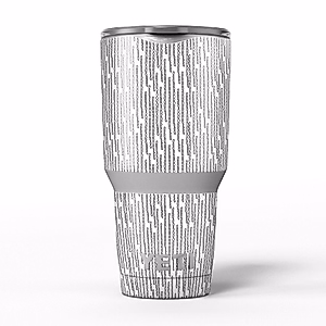 Design Skinz Slate Black Forms Under Microscope - Skin Decal Vinyl Wrap Kit Compatible with The Yeti Rambler Cooler Tumbler Cups